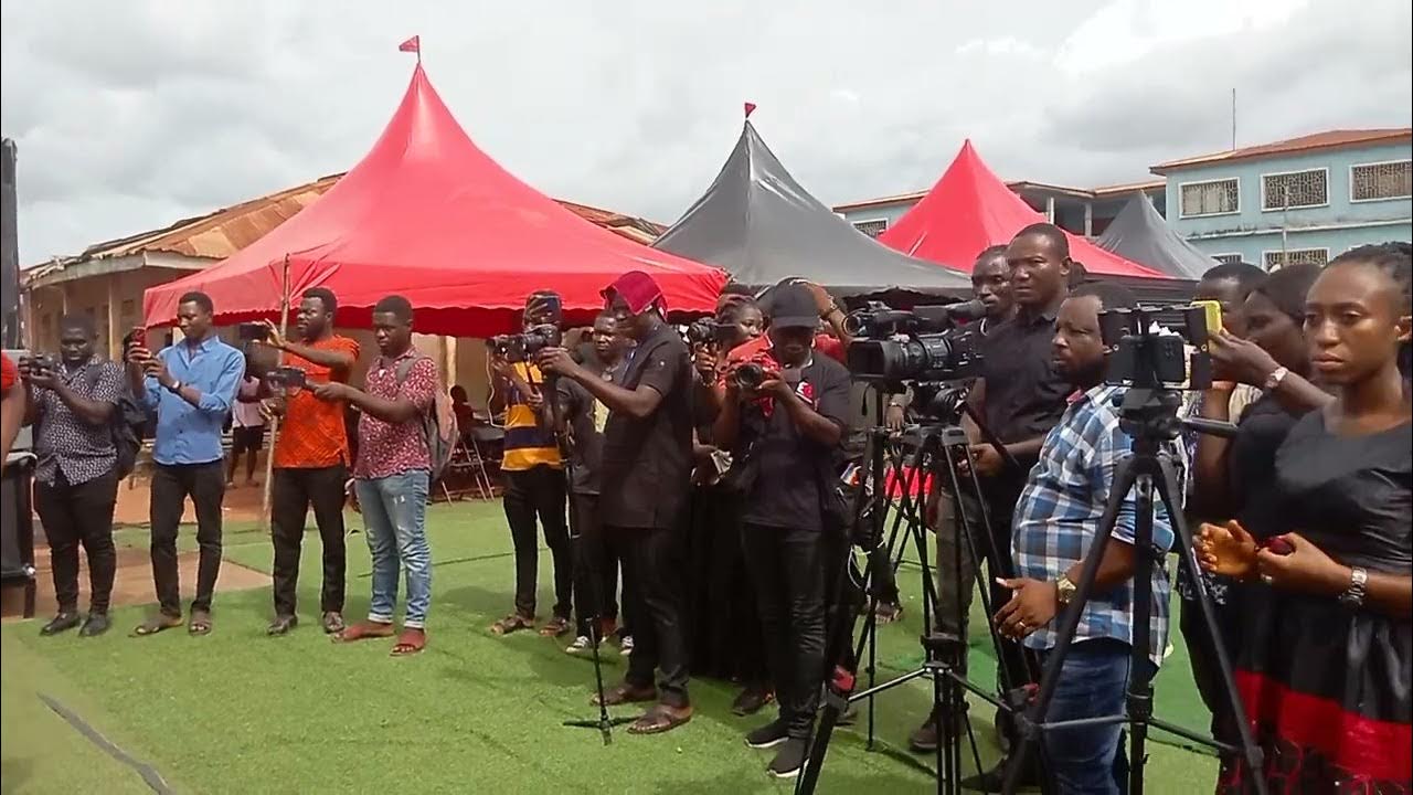 Nicholas Omane Acheampong is very sad 😔 😟 at Kwadwo Akwaboah's one week funeral - YouTube