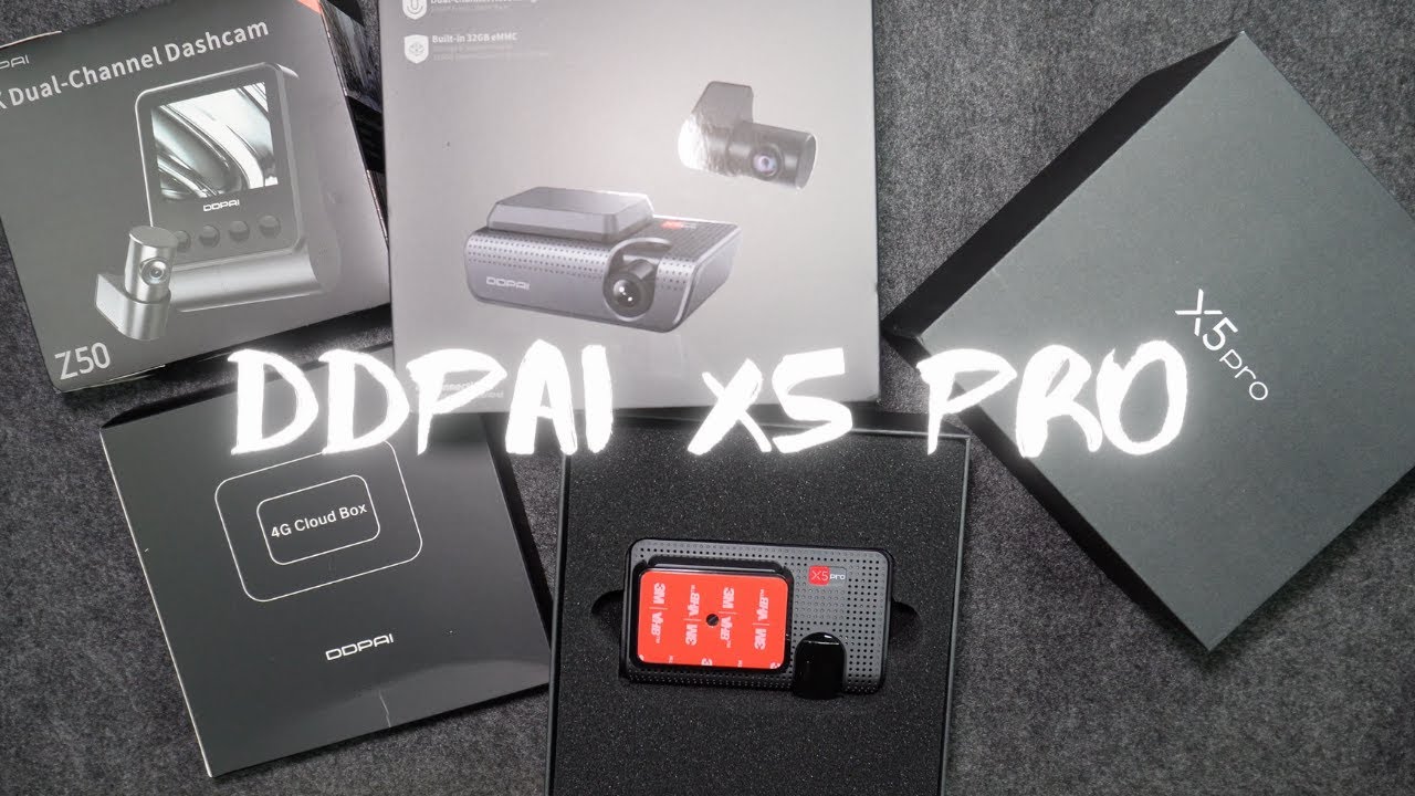 DDPAI X5 PRO - TOP OF THE LINE? REMOTE VIEW? ( UNBOXING ) - YouTube