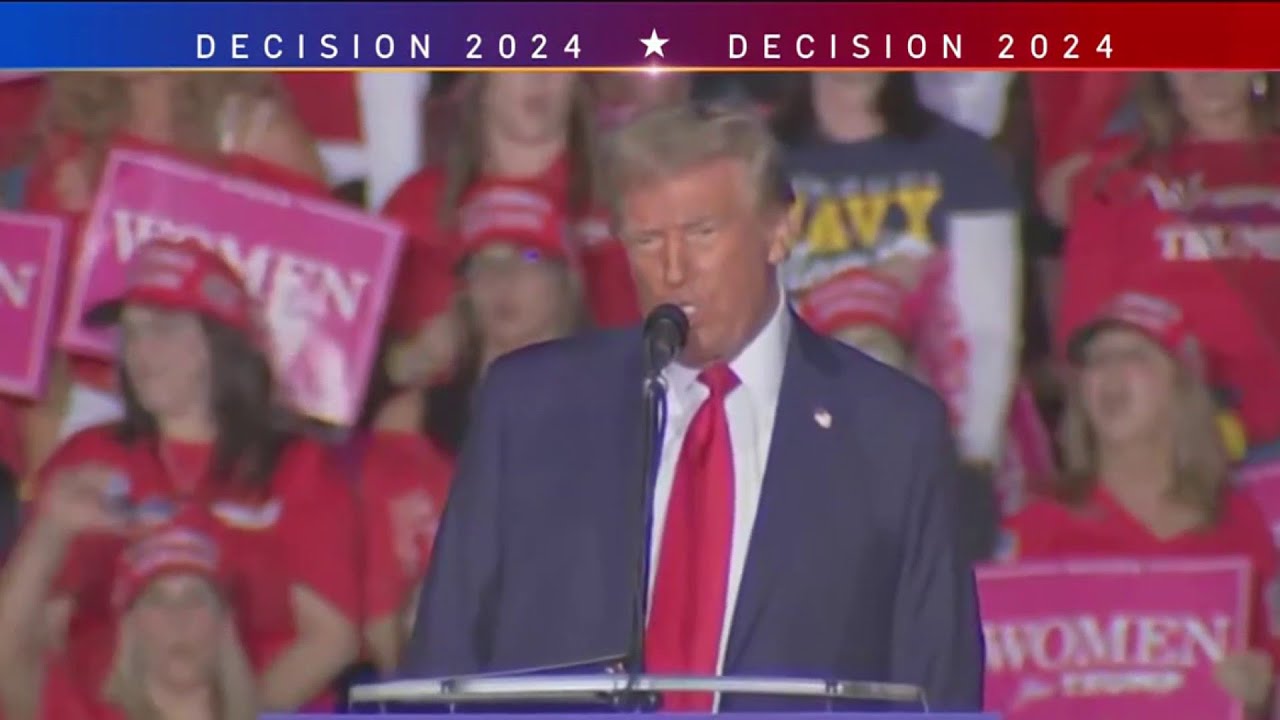 Thousands of Trump supporters gathered in Reading, Pa. on the eve of ...