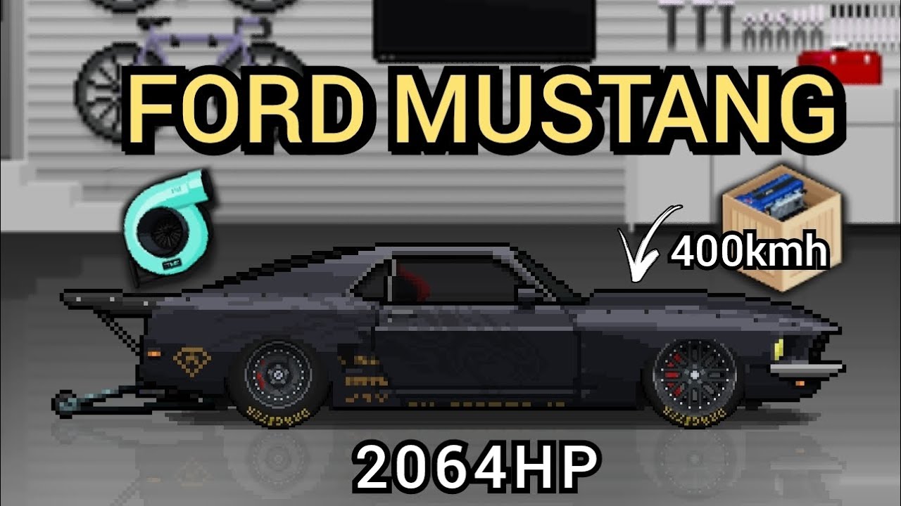 Pixel Car Racer - Ford Mustang | 400KMH | RB26 swap - YouTube