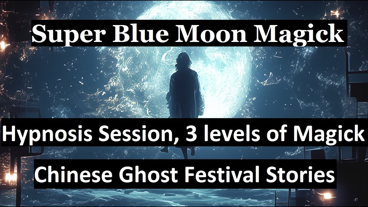 Super Blue Moon hypnosis, 3 levels of black Magick, Chinese Ghost ...