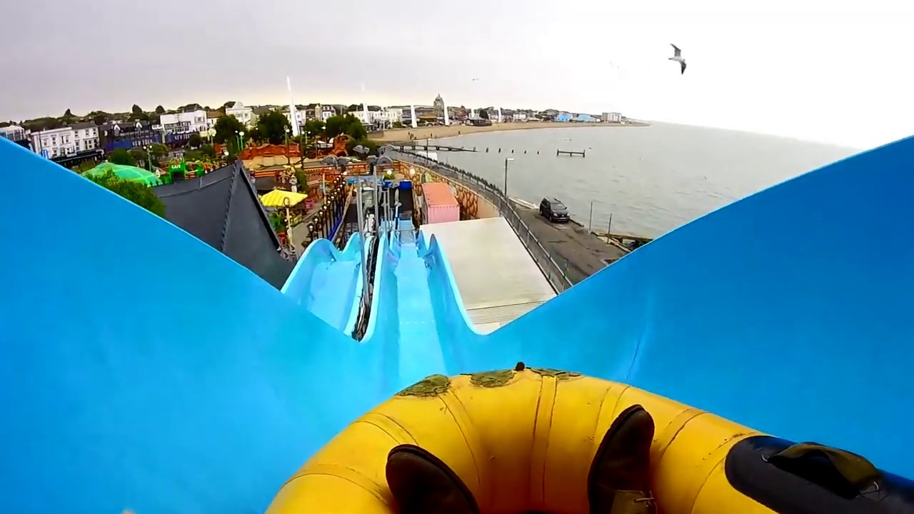 ADVENTURE ISLAND TIDAL WAVE BLUE POV - YouTube