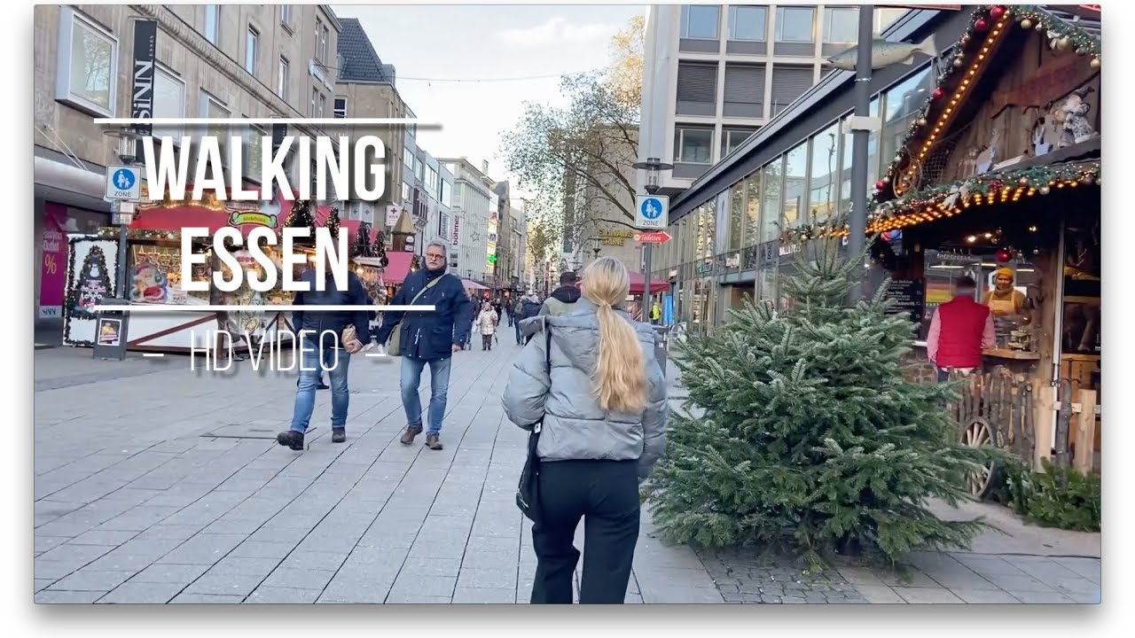 Essen virtual walking tour 4K - YouTube