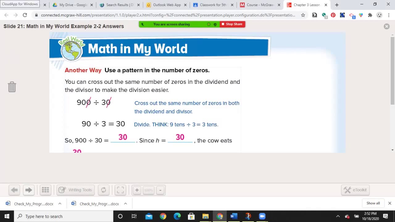 Grade 5 My Math Chapter 3 Lesson 4 - YouTube