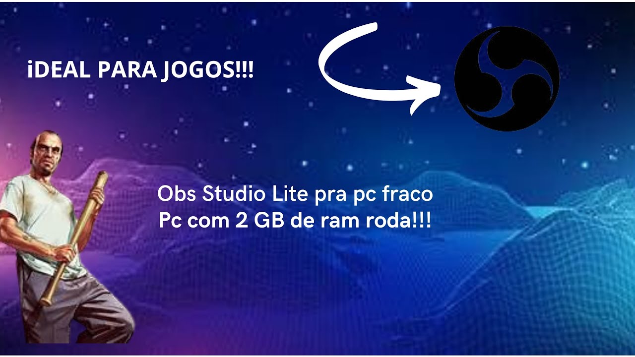 OBS STUDIO LITE!! APENAS 100MB SUPER LITE - YouTube
