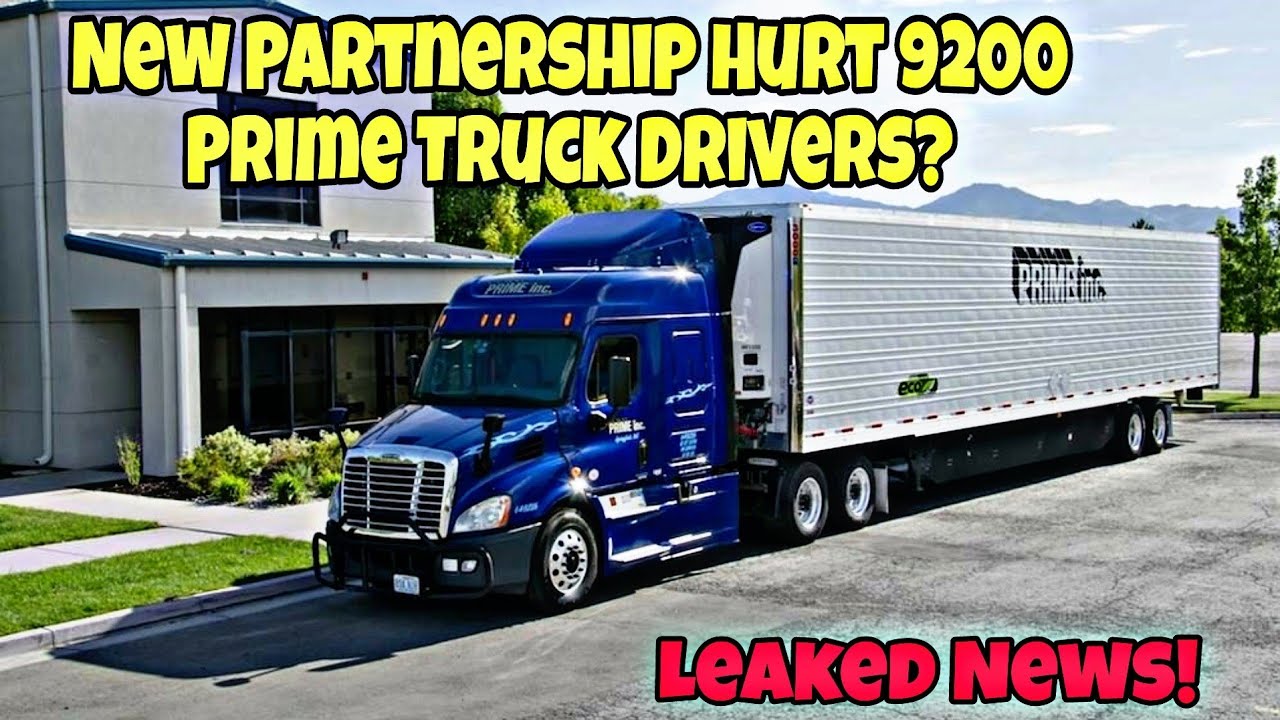 Leaked News! New Partnership Hurt 9200 Prime Inc. Truck Drivers? - YouTube