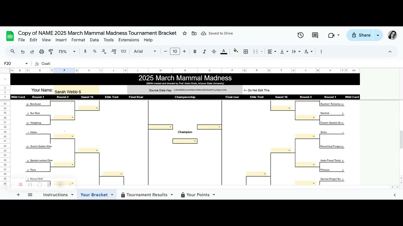MMM How to fill out and share the digital bracket - YouTube