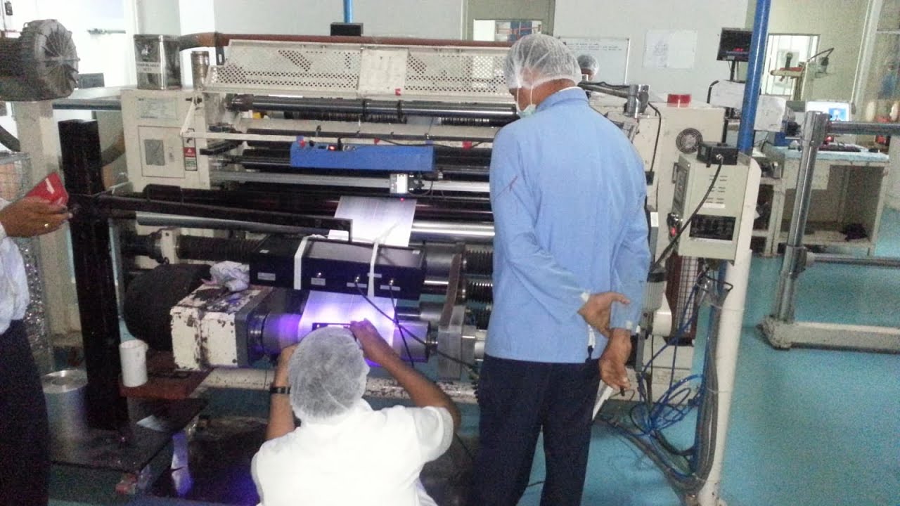 stroboscope synchronization with printing machine RISHISTROB - YouTube