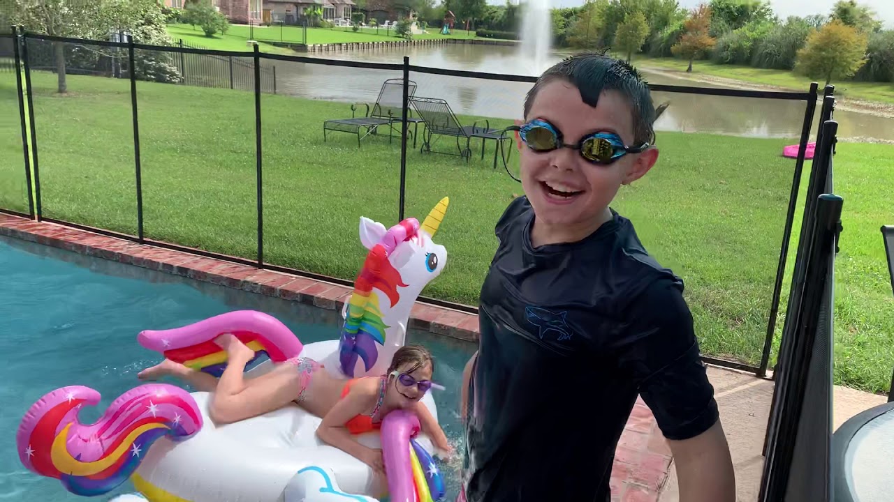 The Pool is Lava Challenge - YouTube