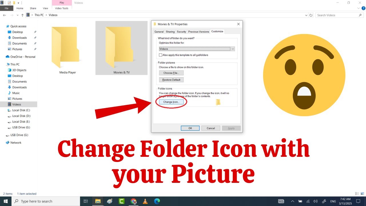 CUSTOMIZE Your Folder Icons With ANY Picture - YouTube