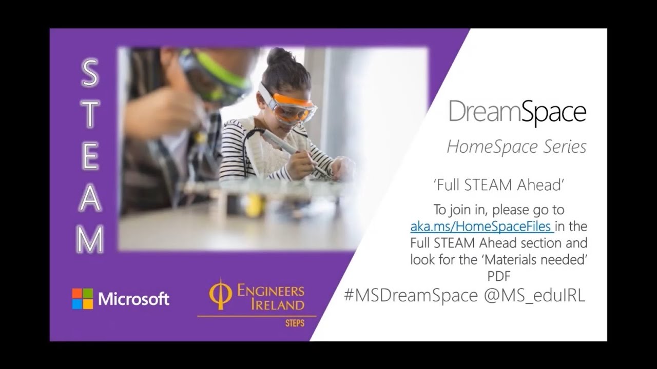 DreamSpace HomeSpace Series- Full STEAM Ahead Lesson Eight - YouTube