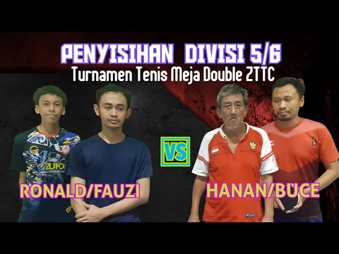 RONALD/FAUZI 🆚 HANAN/BUCE || PENYISIHAN DIVISIV5/6 || TURNAMEN TENIS ...