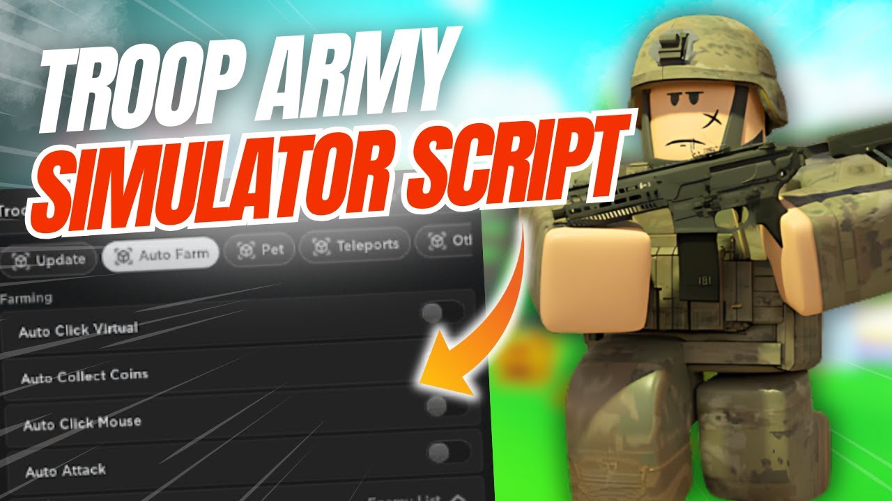 Roblox Troop Army Simulator Script | Auto Click, Autofarm & Auto Aim Magic! 🚀 - YouTube