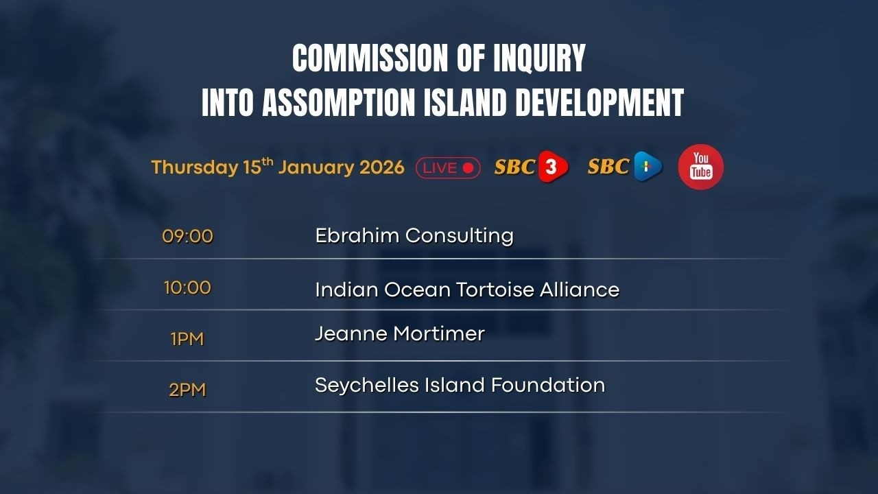 SBC LIVE | COMMISSION OF INQUIRY INTO ASSUMPTION ISLAND DEVELOPMENT ...