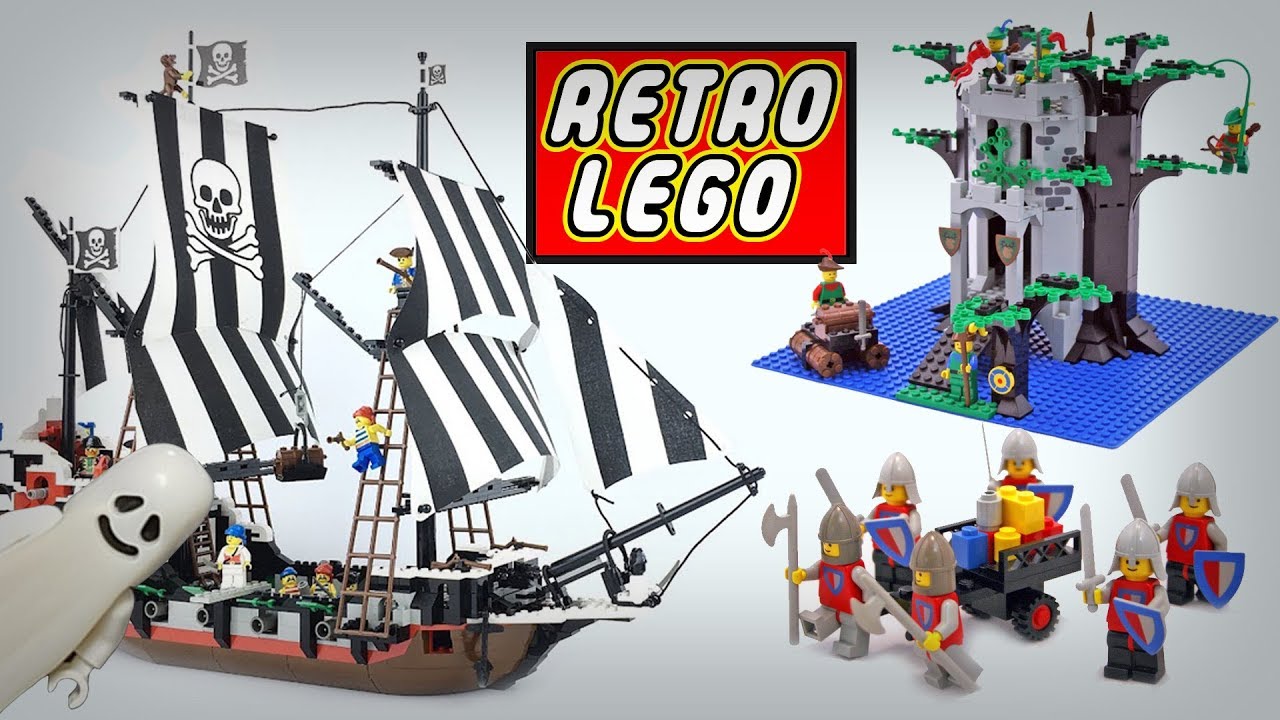 Wystawa zestawów LEGO - old retro sets 80' and 90' - YouTube