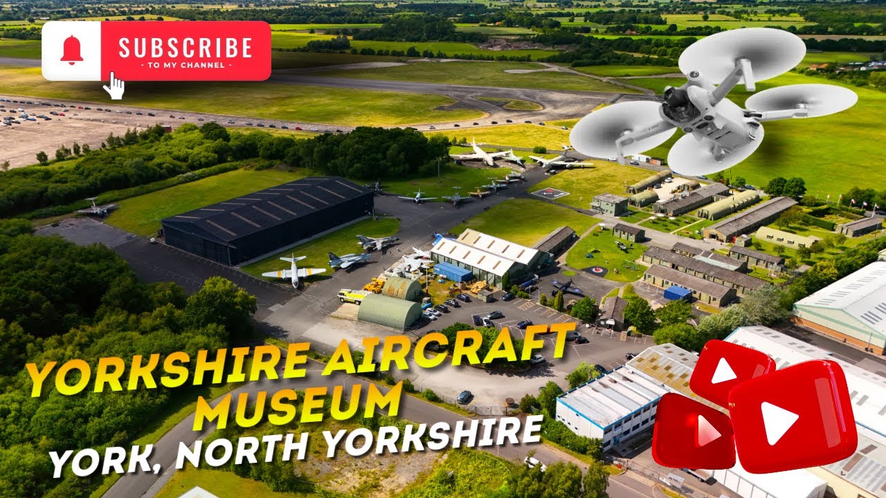 Yorkshire Aircraft Museum Drone Flyover - Stunning Aerial Views - YouTube