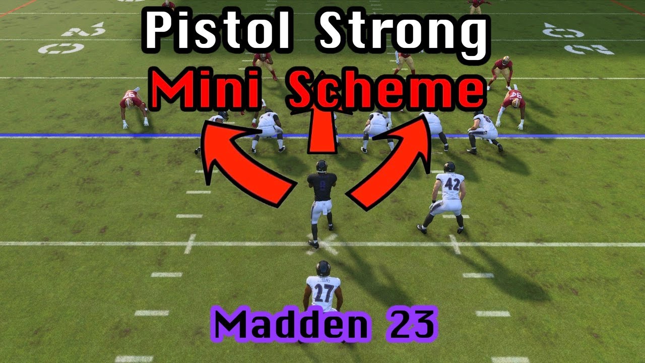 COLLEGE OFFENSE! Pistol Strong Mini Scheme | Madden 23 Tips & Tricks - YouTube