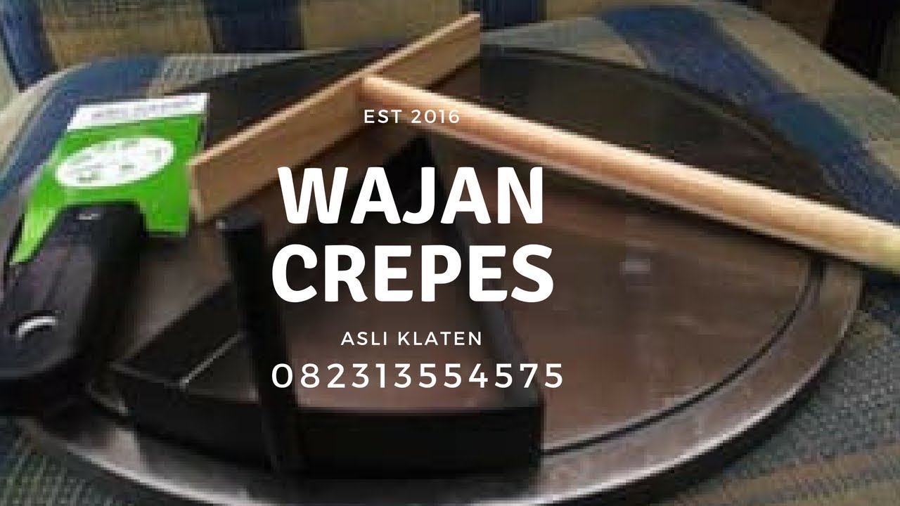 Wajan crepes baja call 082313554575 - YouTube