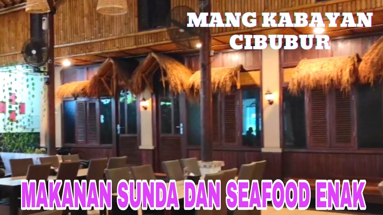 MAKANAN SUNDA DAN SEAFOOD DI MANG KABAYAN CIBUBUR ENAK BANGET, SAMBAL ...