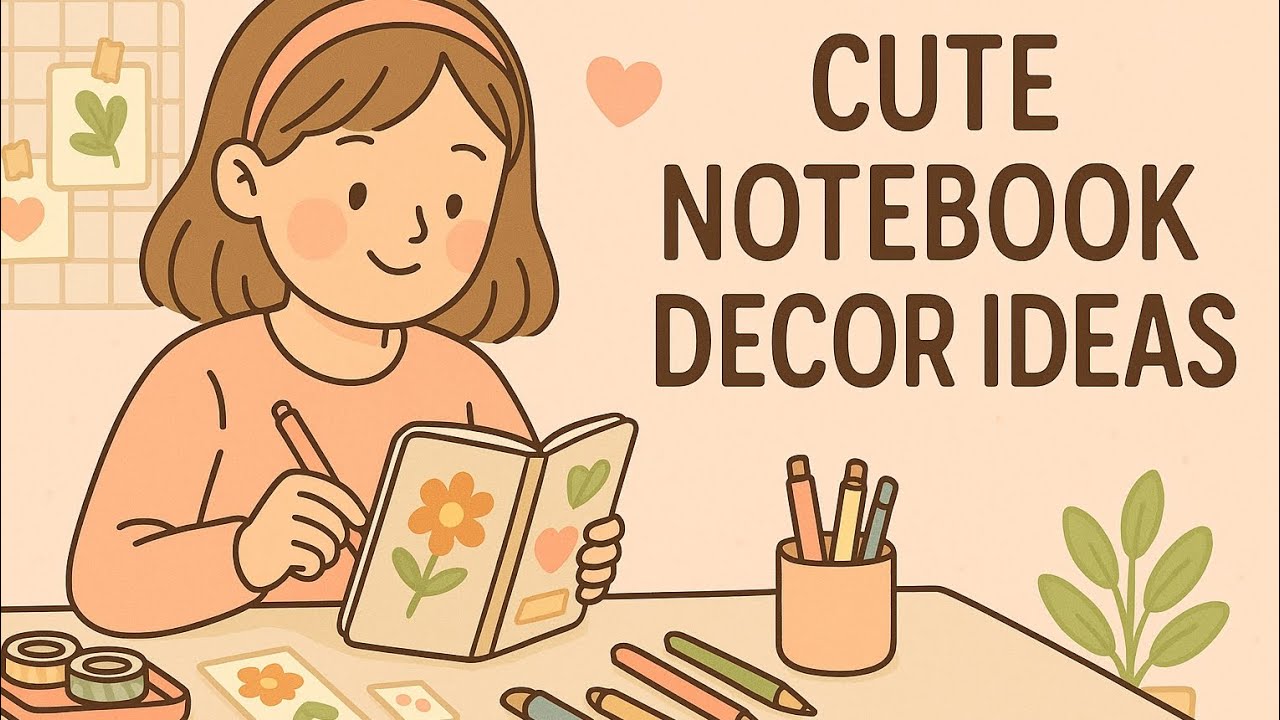 😱Decorating my notebook ️ In a cute way ||The new session becomes ...