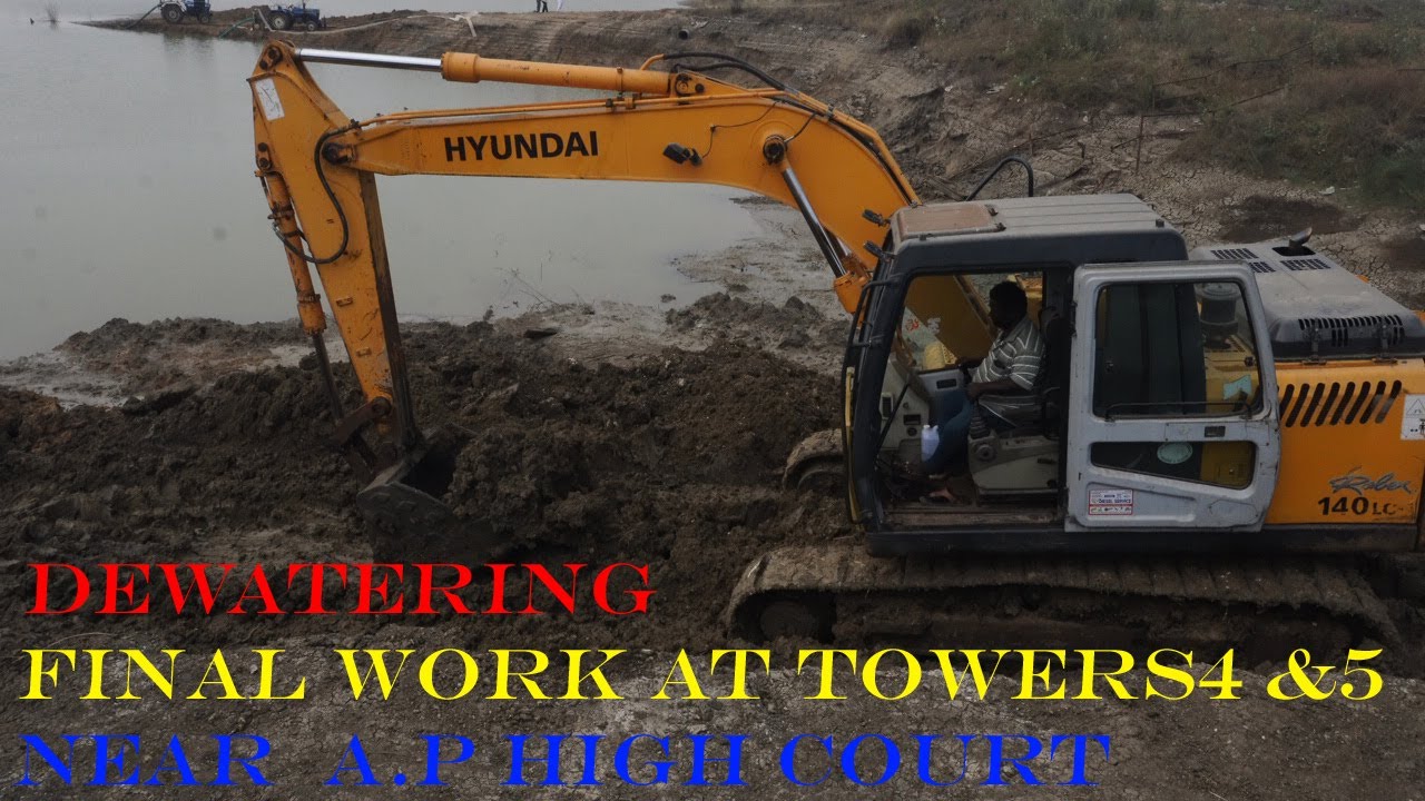 DEWATERING WORK AT ICONIC TOWERS 1&2 COMPLTED - YouTube