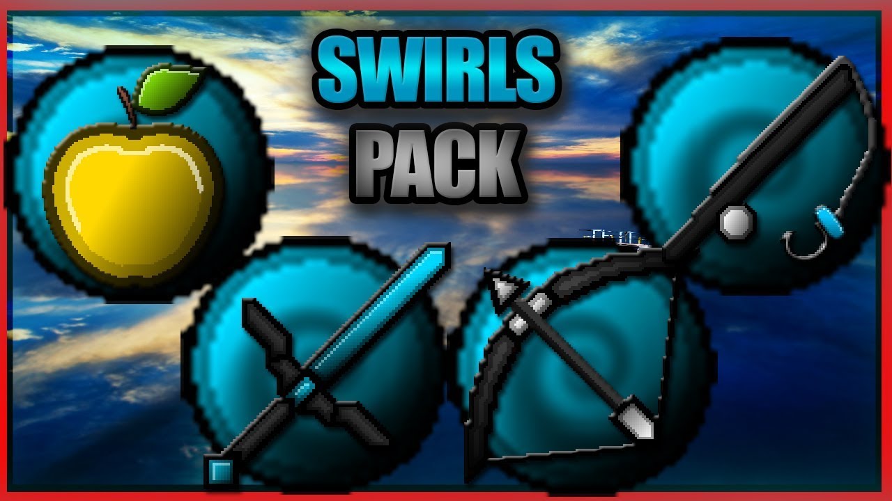 Minecraft PvP Texture Pack l Swirls 16x & 128x [1.7/1.8] ★ - YouTube