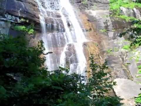 Chimney Rock State Park | Hickory Nut Falls Trail - YouTube