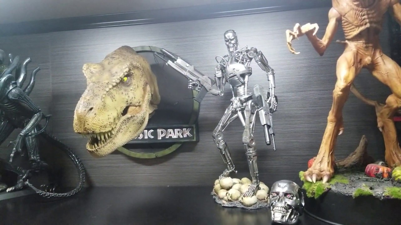 NECA TERMINATOR endo skeleton custom - YouTube