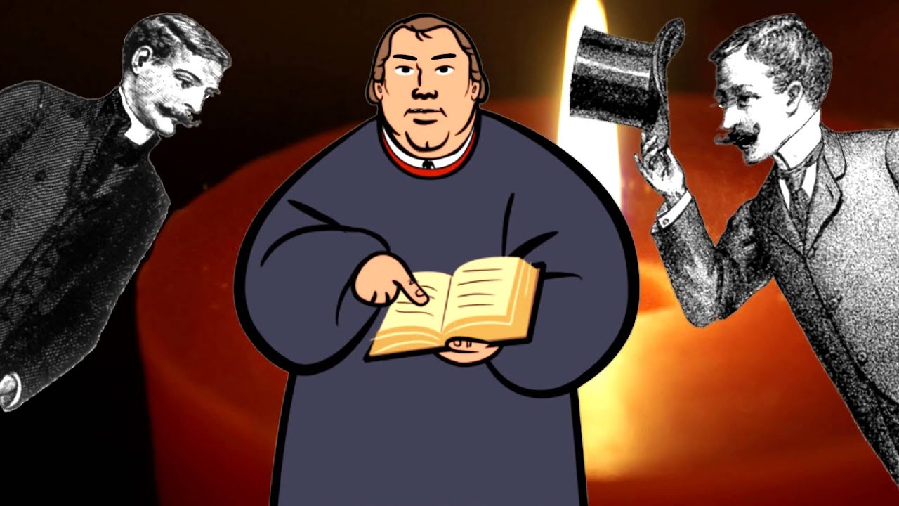 Martin Luther Yells About Inferior Anglican Christmas Hymns - YouTube
