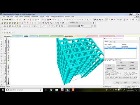 G+6 RCC BUILDING DESIGN LECTURE-03 - STRUCTURE MODELLING - YouTube