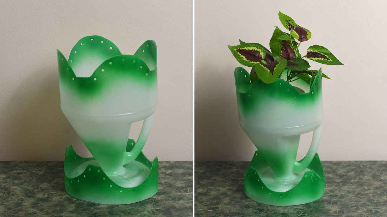How To Make Plant Pot From Recycled Plastic Bottle Recycled Crafts How To Make Plant Pot From Recycled Plastic Bottle Recycled Crafts