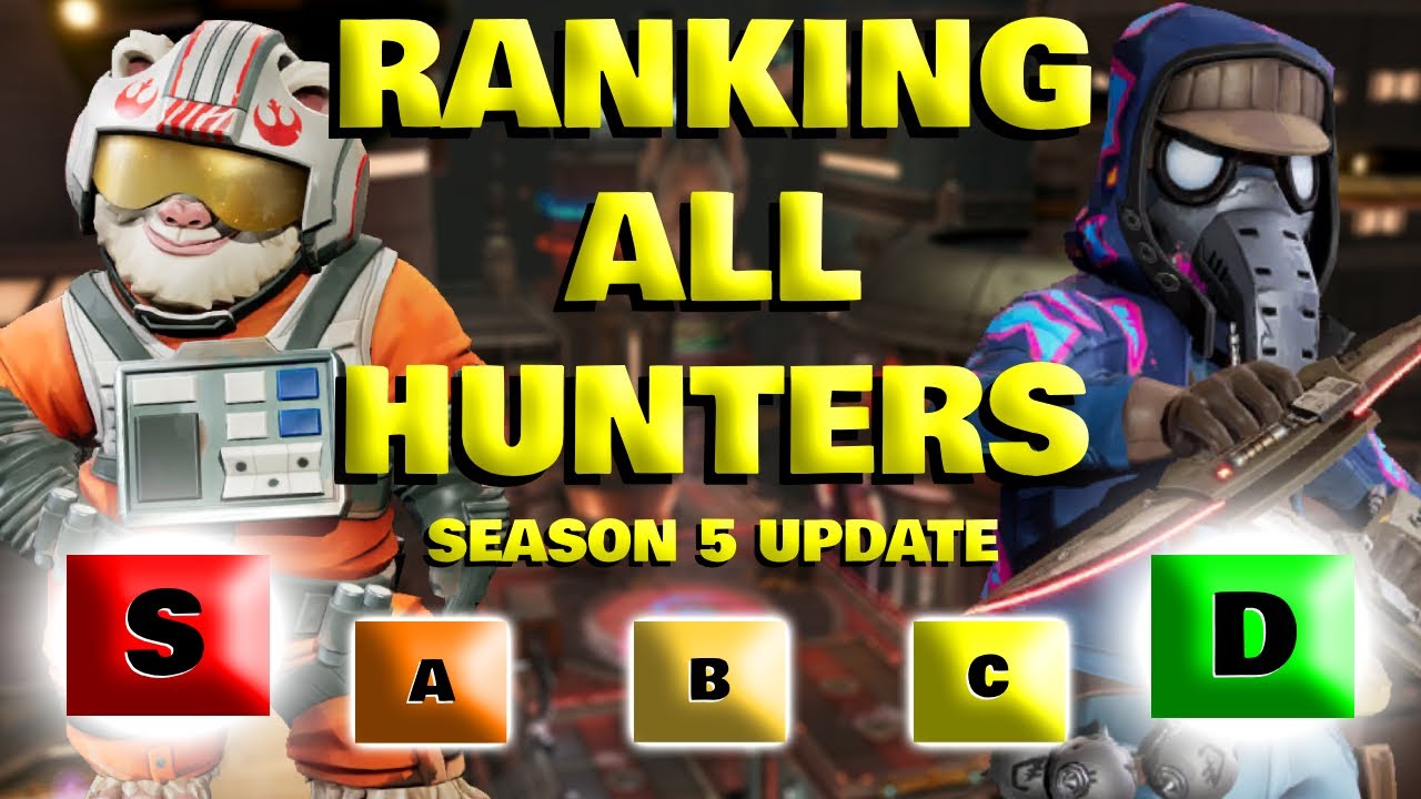 Ranking All Hunters Including Glikkin! | Season 5 Update Tier List ...