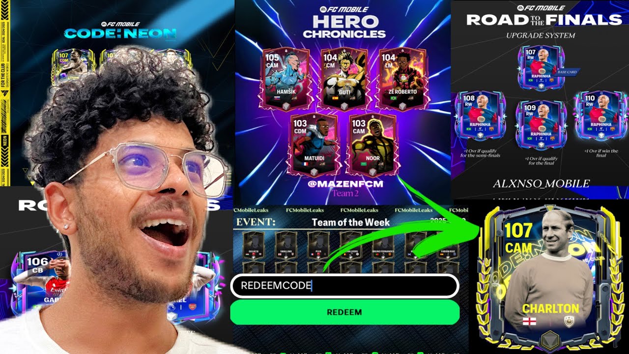 NO ZIDANE 🥲 || SIR BOBBY COMING 👀 || NEW REDEEM CODE || CODE: NEON WEEK 3 || NEW HEROES || FC ...