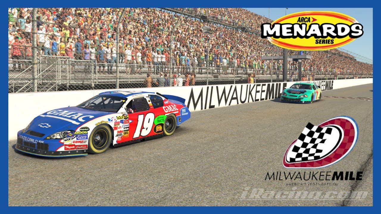 ARCA at Milwaukee Mile: iRacing ARCA Menards Series - YouTube