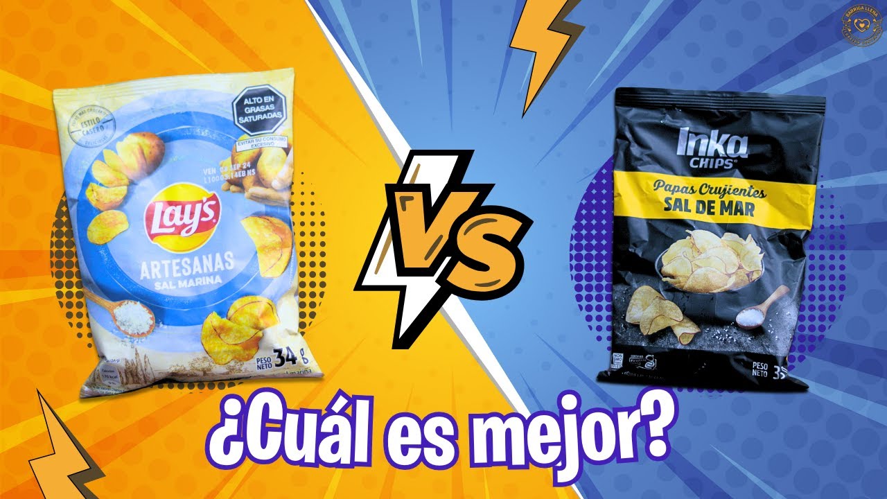 INKA CHIPS vs PAPAS LAYS | Sal de Mar | ¿Cuál es MEJOR? - YouTube