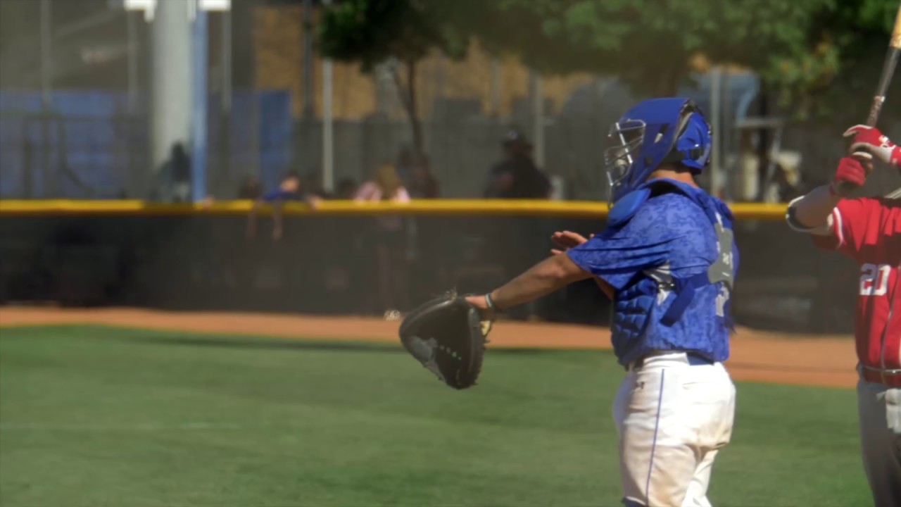 Roger Riley, Catcher at CSN Baseball 2019 - YouTube