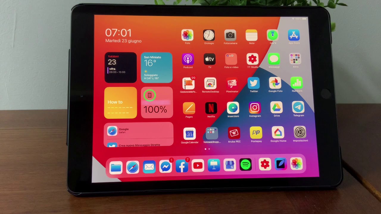 iPadOS14 su iPad 10.2 - IMPRESSIONI - YouTube