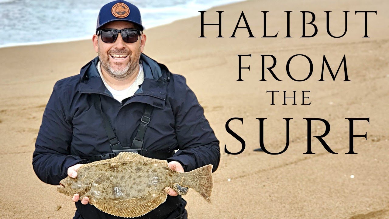 Halibut From The Surf. - YouTube