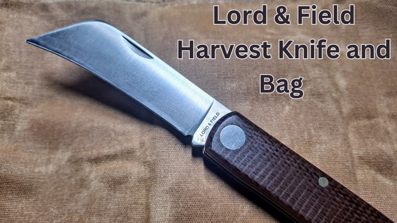 Lord & Field Farmhand Knife/Canvas Bag - YouTube