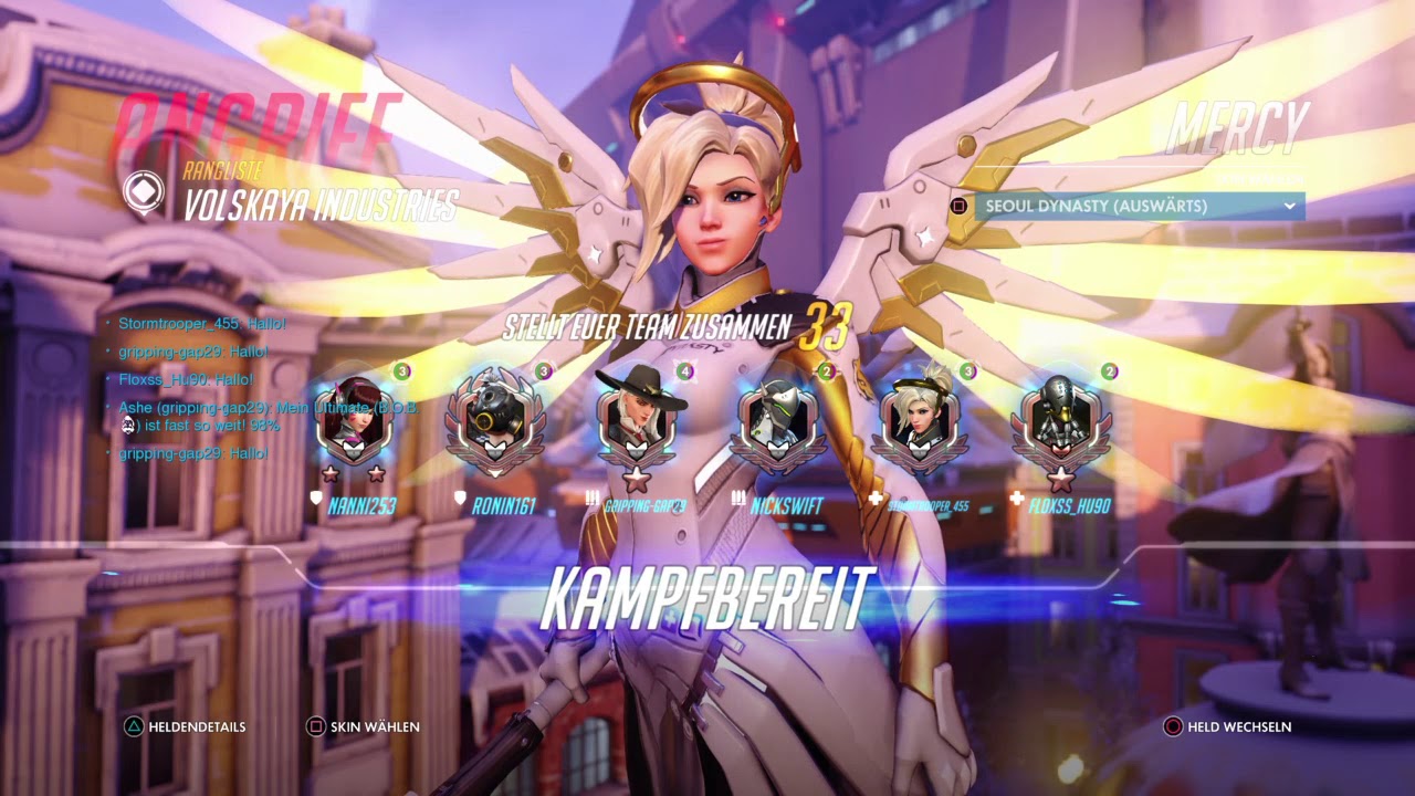 Overwatch: Mercy Gameplay Ranked - YouTube