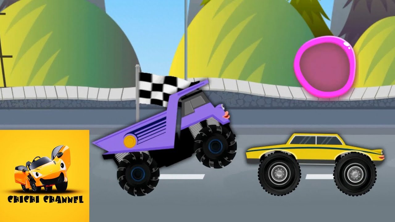 Car Racing for Kids | Play with color Cars | Fun for Children | Game ...