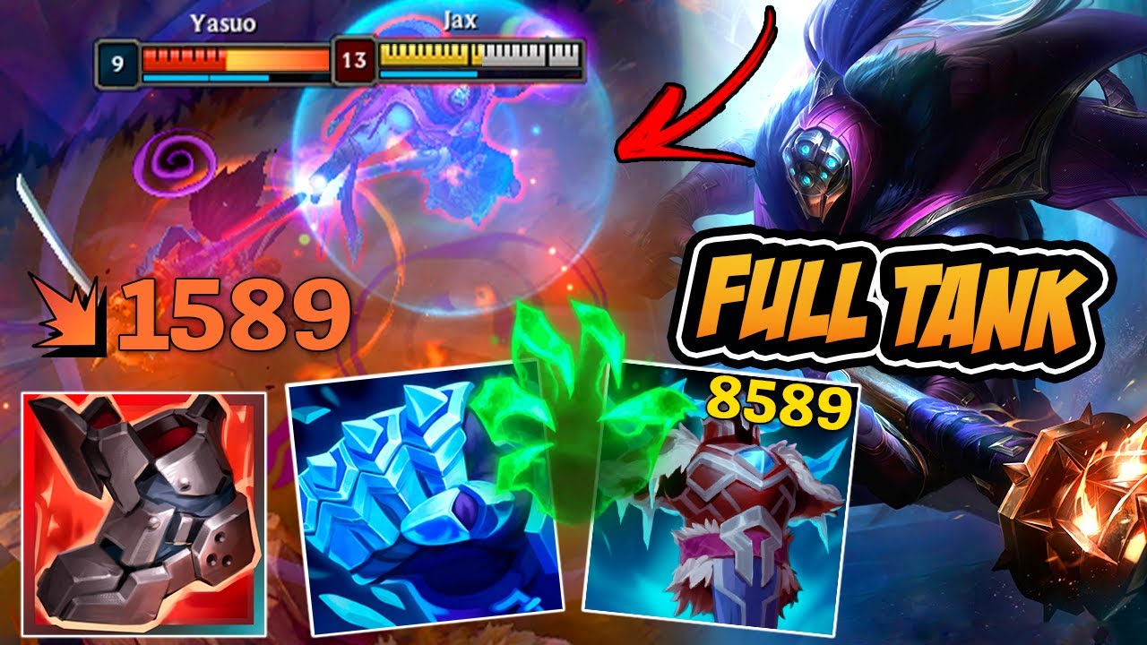 NOVA BUILD ABSURDA DO JAX FULL TANK É COMPLETAMENTE QUEBRADO - YouTube