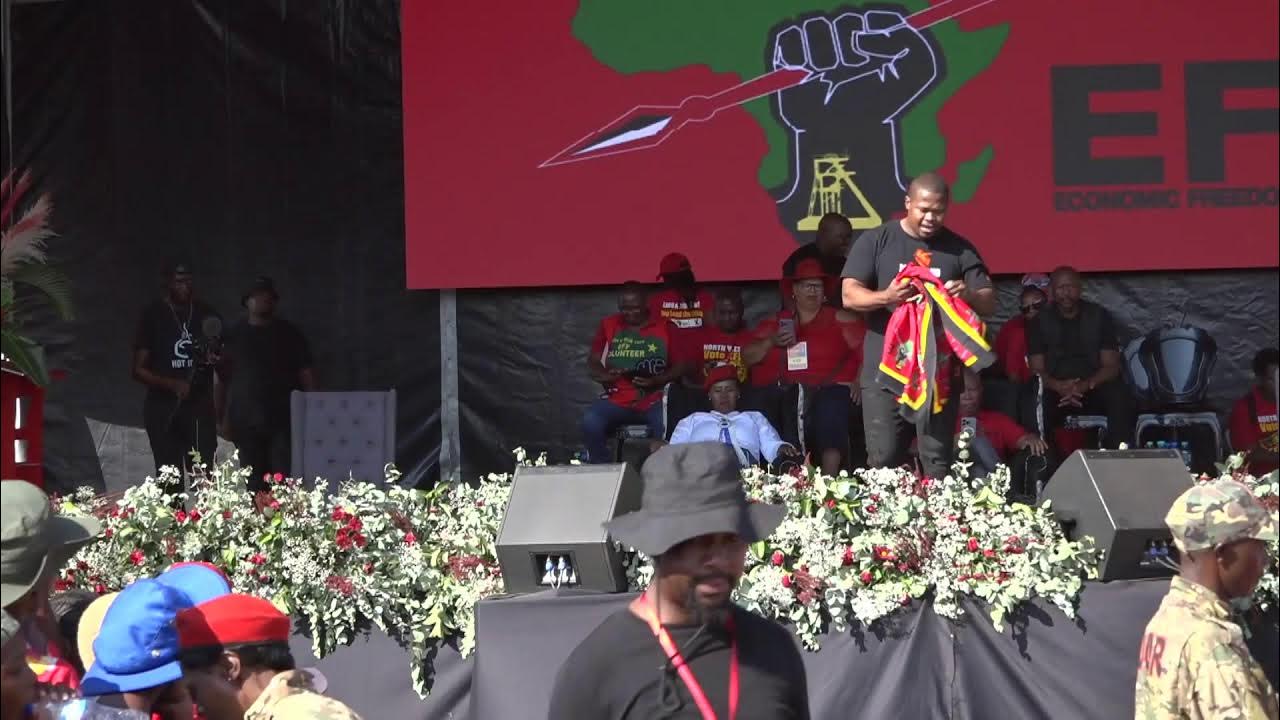 CIC Julius Malema Addresses North West Provincial Manifesto Launch. - YouTube