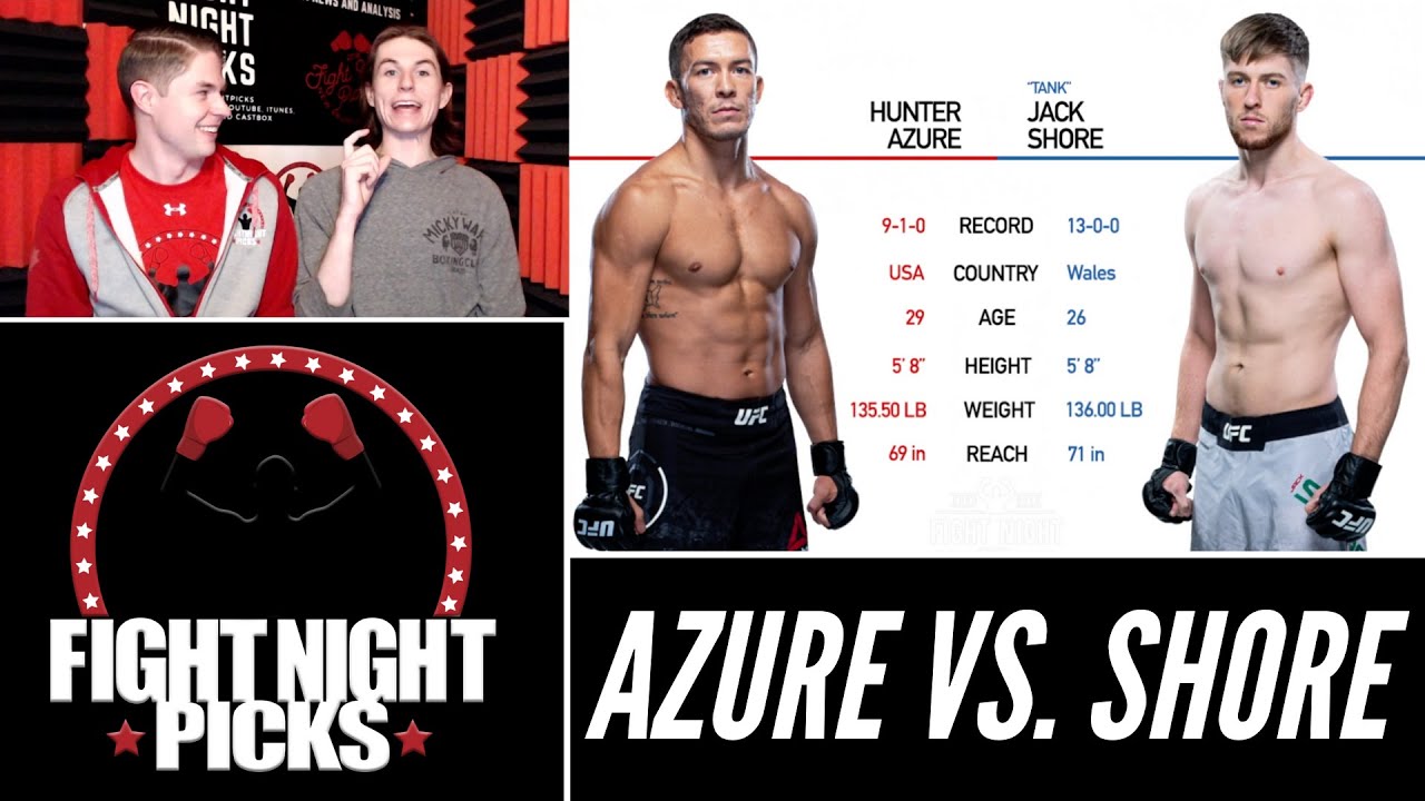 UFC Fight Night: Hunter Azure vs. Jack Shore Prediction - YouTube