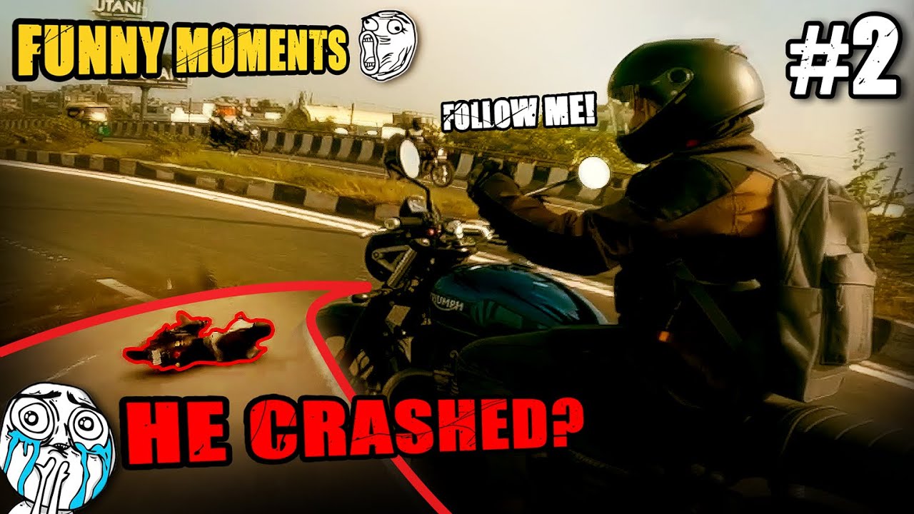 Teaching buddy how to ride, ACCIDENT?😨 | Triumph SpeedTwin ride quality ...