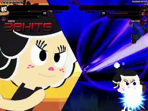 Hanazuki and 3D SSBB Mario vs Green and Yellow