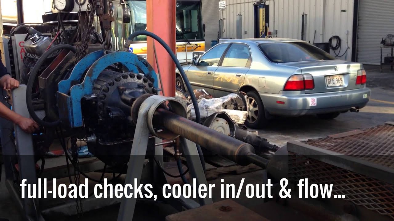 DYNO Transmission Test Machine - YouTube
