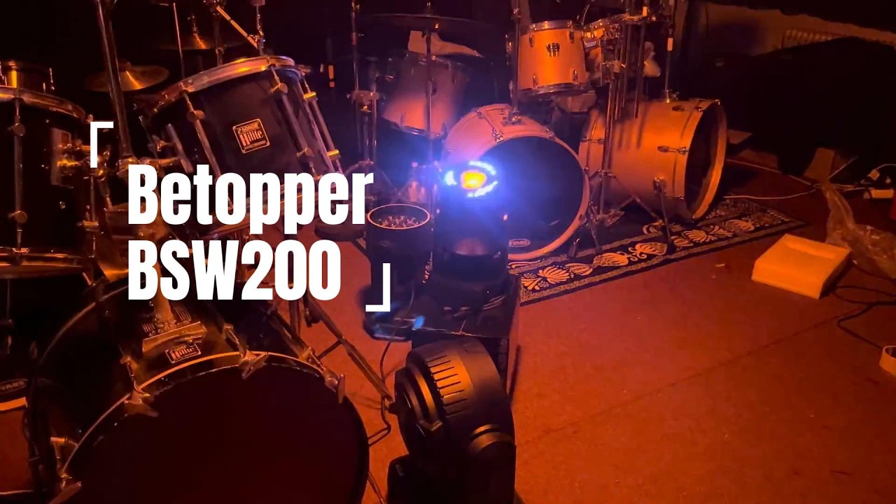 Betopper BSW200 200w Spot Beam Wash Hybrid Moving Head Light - YouTube