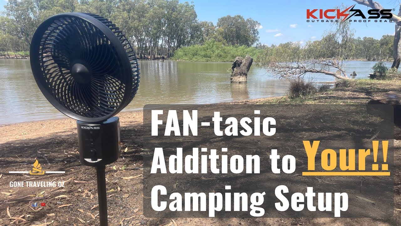 KickAss Large Oscillating Free Standing Fan - YouTube