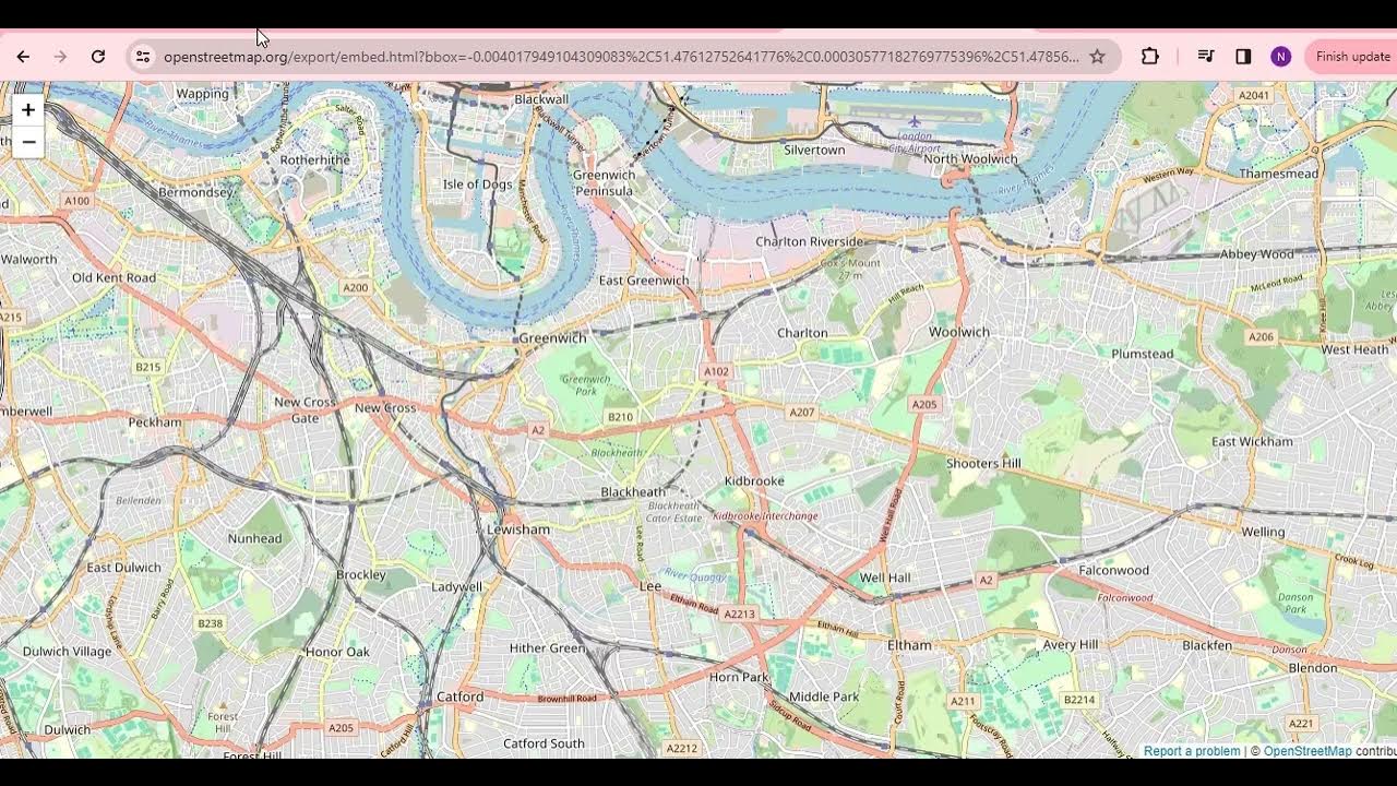 create map in html use of iframe - YouTube